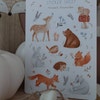 Sticker Sheet Woodland Animals Planner Stickers Sticker Children ...