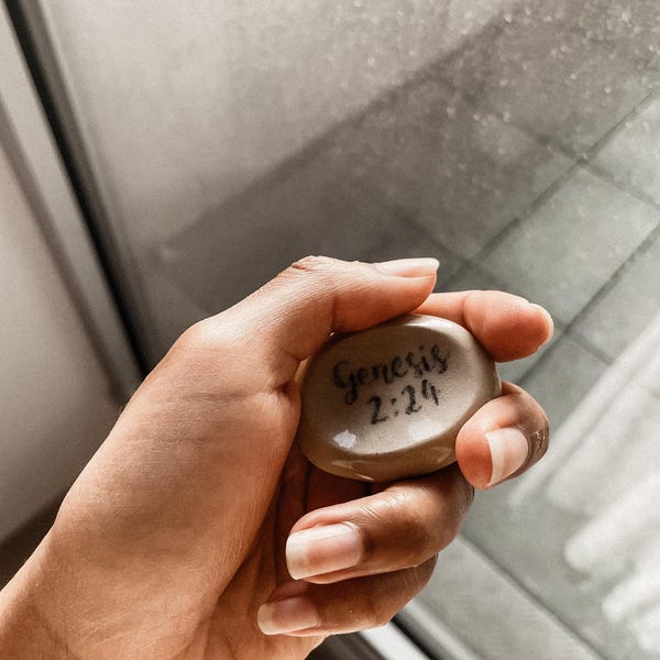 Worry Stone / Wishing Stone / Thumb Stone With Affirmations - Etsy