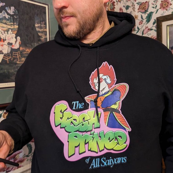 Fresh Saiyan Prince Shirt | Dragon | T-shirt | Fresh Prince of Bel Air ...