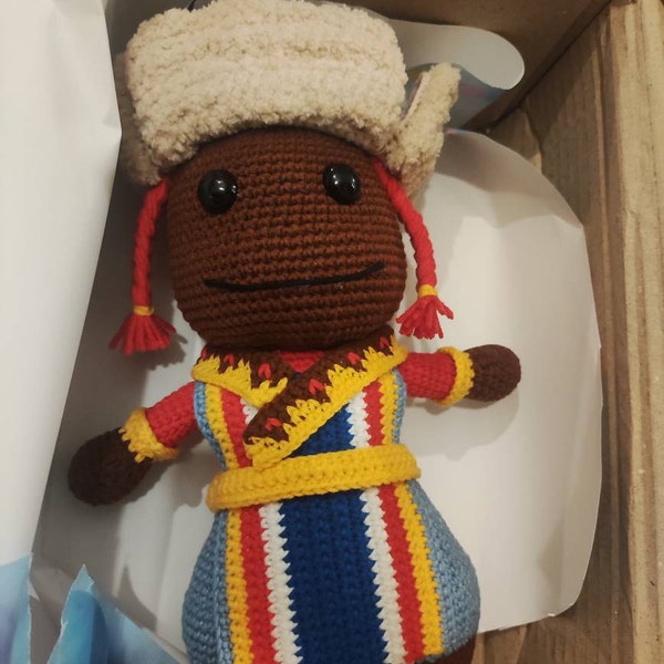 Crochet Oddsock Little Big Planet Figurine Sackboy Costume Little Big ...