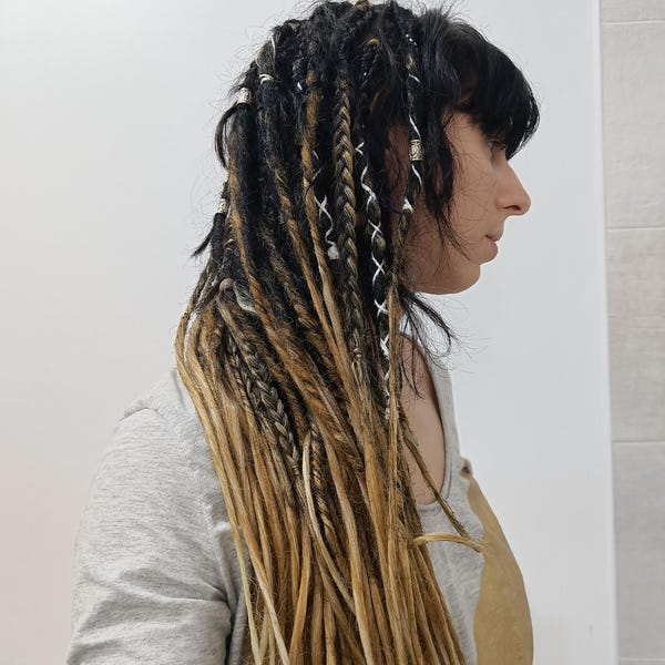 Hidden Angel | Dreadlocks Extensions Synthetic Dreads | Open Ends ...