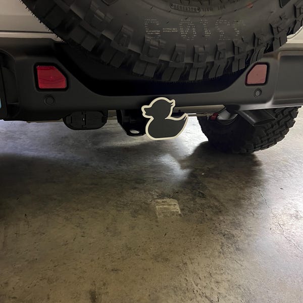 Duck Tow Hitch Cover - Fun Jeep Accessory for Wrangler & Gladiator ...