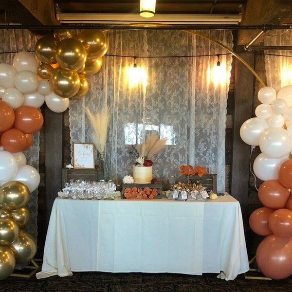 Rustic Orange Balloon Garland Kit | Rustic Fall Bridal Shower | Little ...