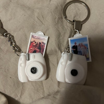 Mini Camera Keychain and Your Own Personalized Photo. Camera Keychain ...