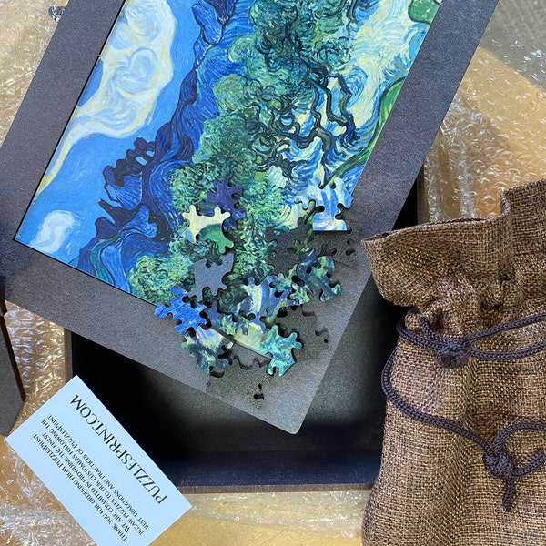 Van Gogh Olive Trees Wooden Jigsaw Puzzle - Etsy