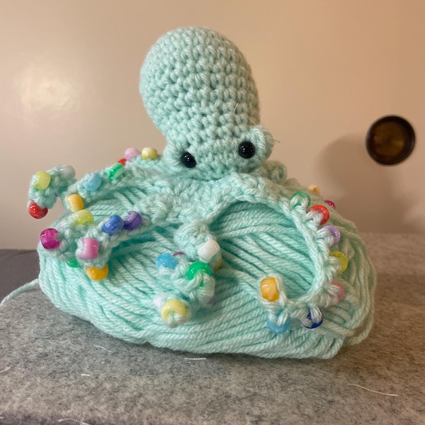 Beaded Fidget Octopus Crochet Pattern | Crochet Fidget Toy | Fidget ...