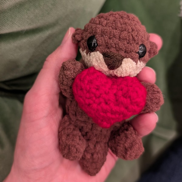 Otter and Platypus Mini Snuggler Crochet Patterns Crochet Plushies - Etsy