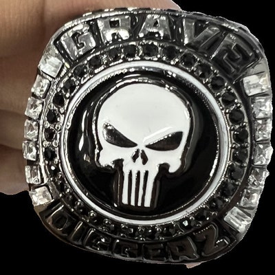 Personalized Championship Ring Custom Logo and Text for Football ...