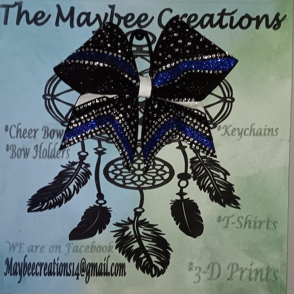 Complete Set of Printable Cheer Bow Template and Loop Graphic Placement ...