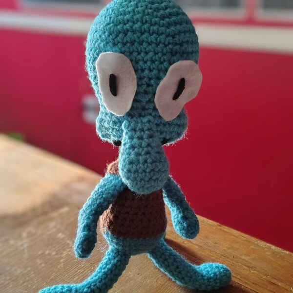 CROCHET PATTERN : Squidward Amigurumi - Etsy