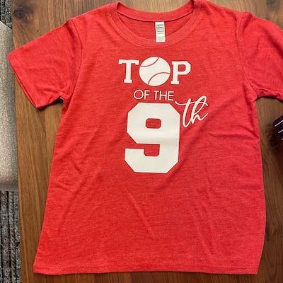 Top of the 9th Birthday Shirt Baseball Shirt for 9th Birthday - Etsy