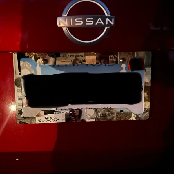 Celestial Moon & Sun License Plates, Moon Phrases Printed Front License ...