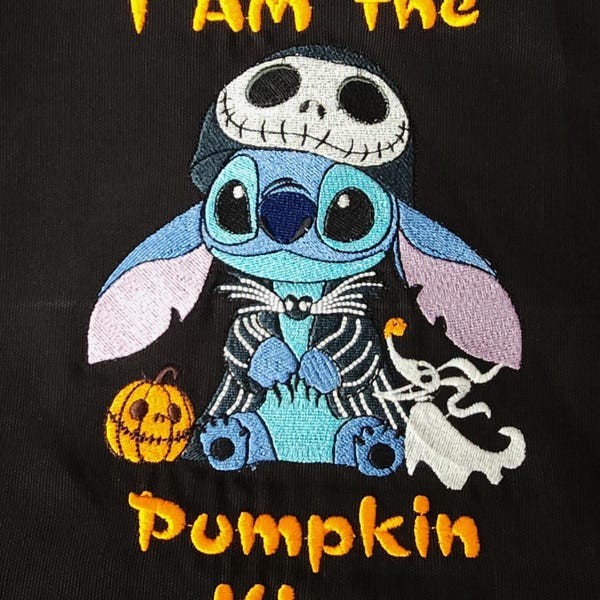 Halloween Embroidery Designs, Jack Stitch Embroidery Design, Nightmare ...