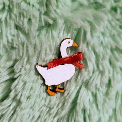Untitled Goose Pin - Etsy