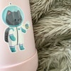 Cat Space Sticker, Vinyl Stickers, Laptop Decal, Cat Gift for Her, Cute ...