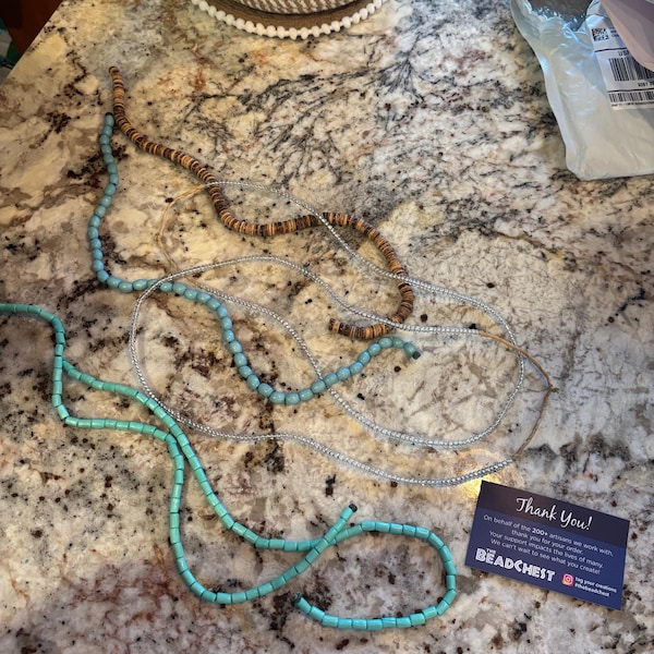 400 Beige Natural Shell Heishi Beads 5mm: Handmade Shell Beads Heishi ...