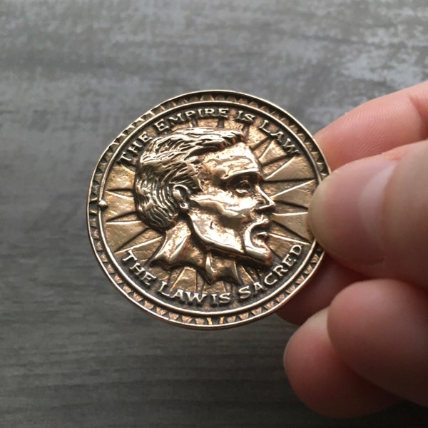 Hand Crafted Ancient Bronze School of Destruction Magic Pendant ...