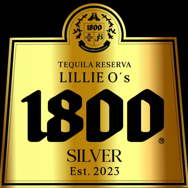 Digital Tequila Patron Label in SVG, All Curves, Layers, to Sublimate ...