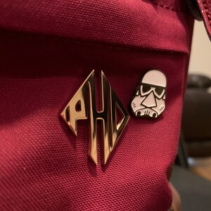 Gold Monogram Brooch, 3 Initials Monogram Brooch, Personalized Name Pin ...