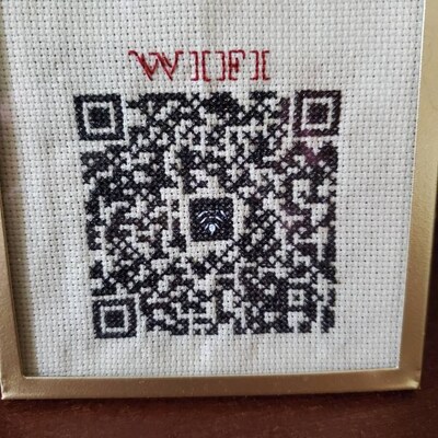 Custom QR Code Cross Stitch Pattern Instant Download, Personalized ...