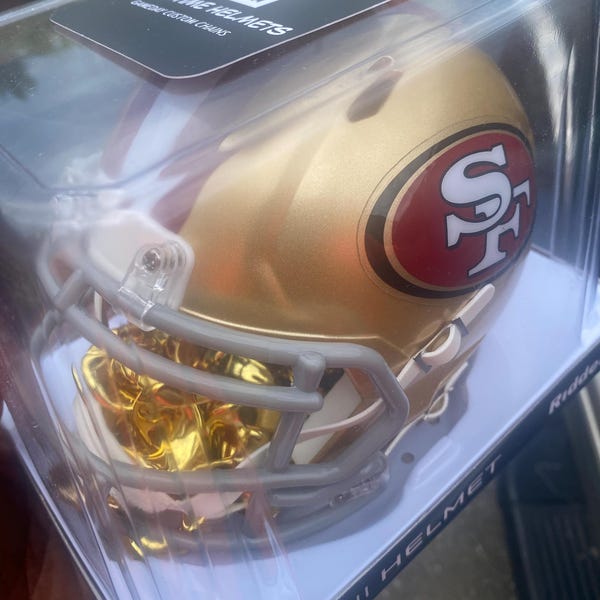 San Francisco 49ers Mini Helmet Gold Fan Chain/necklace! Perfect for ...
