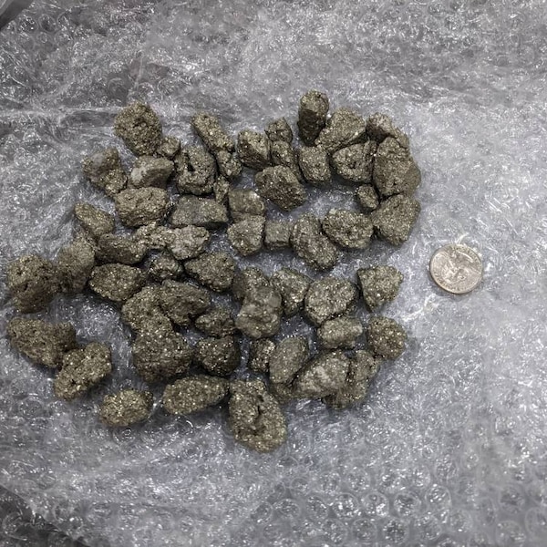 PYRITE Crystal Stone - Small Chunks Bulk Wholesale - Pyrite Fools Gold ...