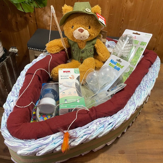 Diaper Cakes Unique Baby Shower Gifts and by DiaperMakeOvers