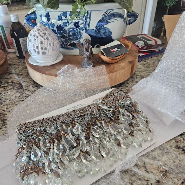 Fringe Sample(s) of Chainette Fringe Trim | Sample Cutting Length of ...