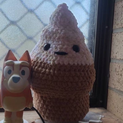 Ice Cream Cone Plush Crochet PATTERN Amigurumi (Instant Download) - Etsy