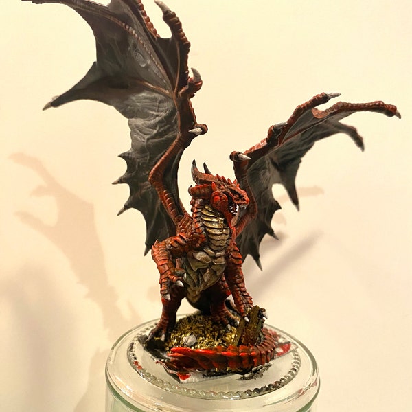 Red Dragon Miniature for D&D, Dungeons and Dragons, Pathfinder and Many ...