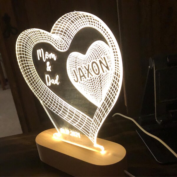 Clouds and Stars Custom Name Light Personalized Bedroom LED Cloud Decor ...