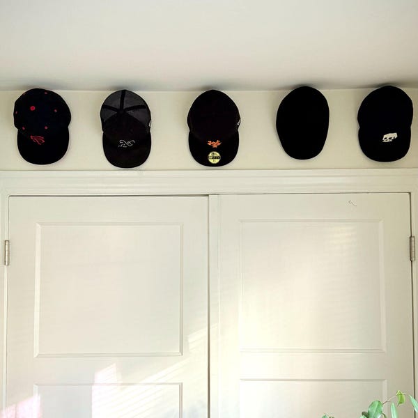 White Hat Hanger, Baseball Cap, Cowboy Hats (10 Pack) - Etsy