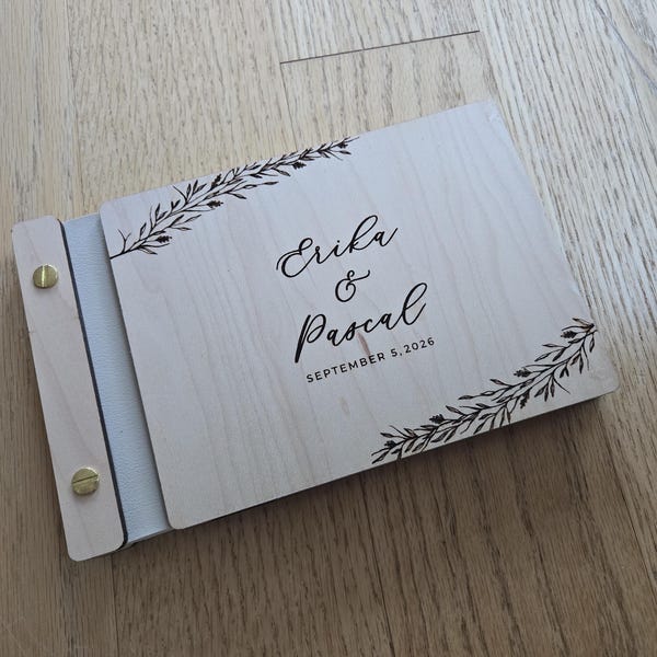 Wedding Guest Book Art Deco Wedding Guestbook for Photos Photobooth ...