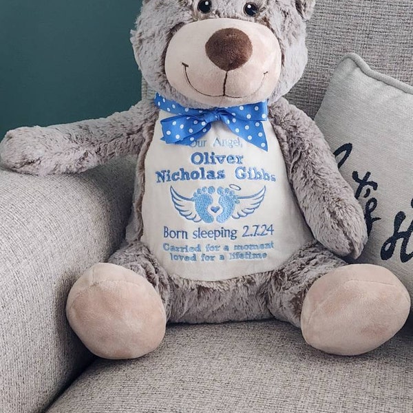 Comfort Bear, Memorial Bear, Ashes Urn, Huggable Urn, Baby Loss, Angel ...
