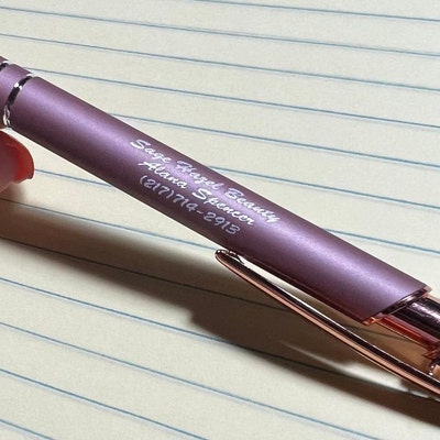 Custom Wedding Rose Gold Pens, Personalized Business Pens, Bulk Custom ...