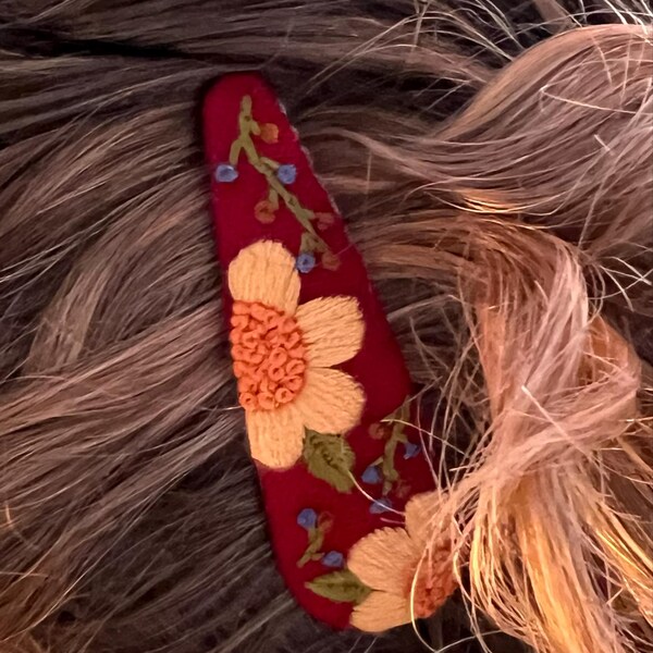 Red Roses in Yellow - Hand Embroidery Shawl - Etsy
