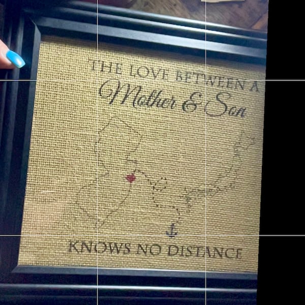 The Love Between a Mother & Son Know No Distance | Mothers Day Gift for ...
