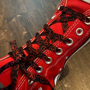 Anarchy Shoelaces, Punk Shoelaces, Cool Shoelaces - Etsy