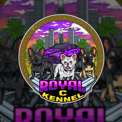 Custom Kennel Logo for Frenchies and Bullies, Dog Logo, Kennel Logo,dog ...