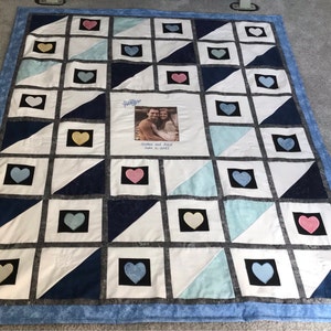 QUILT PATTERN, Wedding Quilt Pattern , Heart Quilt Pattern, Paper Copy ...