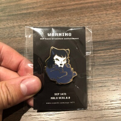 Mal0 SCP 1471 Hard Enamel Gold Pin - Etsy