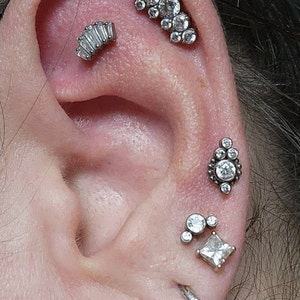 14G Titanium Pearlescent Internally Threaded Screw Top | Etsy