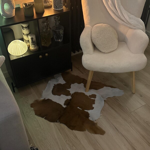 Pony Calfskin Hair on Hide, Real Natural Cowhide Throw Rug, Luxury ...