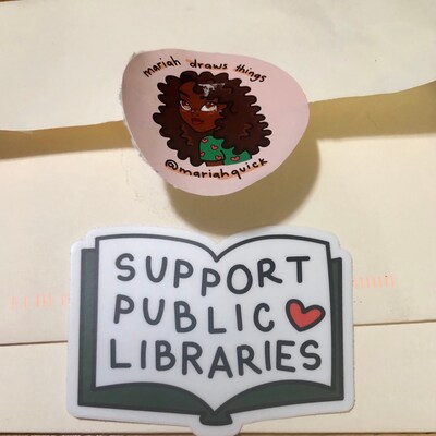Support Public Libraries Sticker / Librarian / Teacher / - Etsy