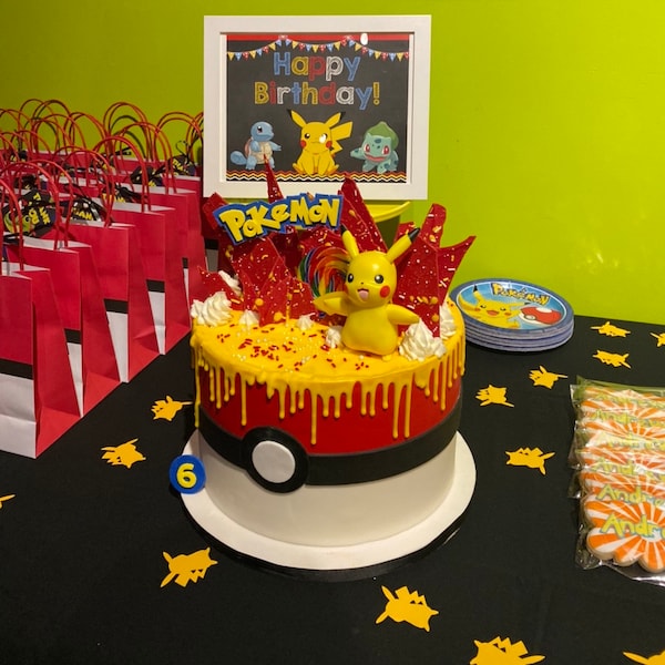 Pikachu Confetti, Pokemon Party Decorations, Video Game Party Decor ...