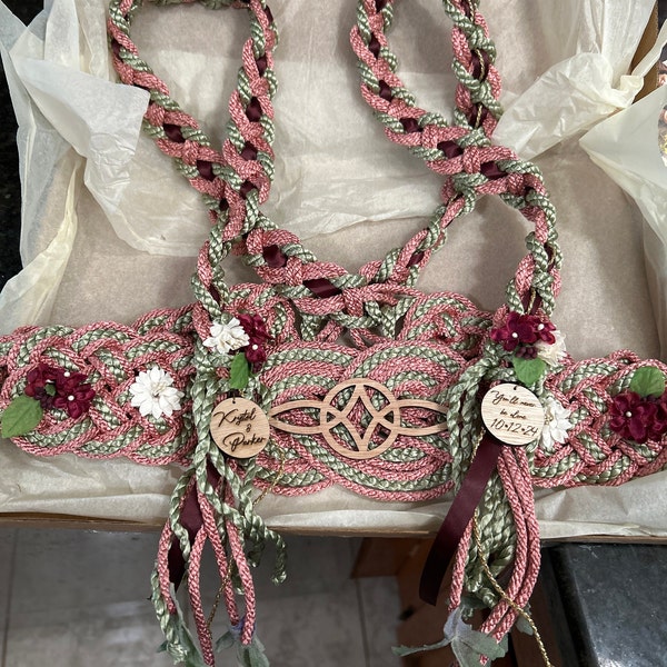 Handfasting Cord - Celtic 'nine Knots' Design - Serch Bythol - Custom ...