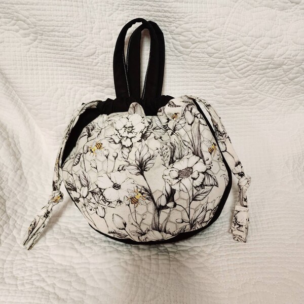 Pattern; PDF Tutorial of Drawstring Bag; Step-by-step Instruction and ...