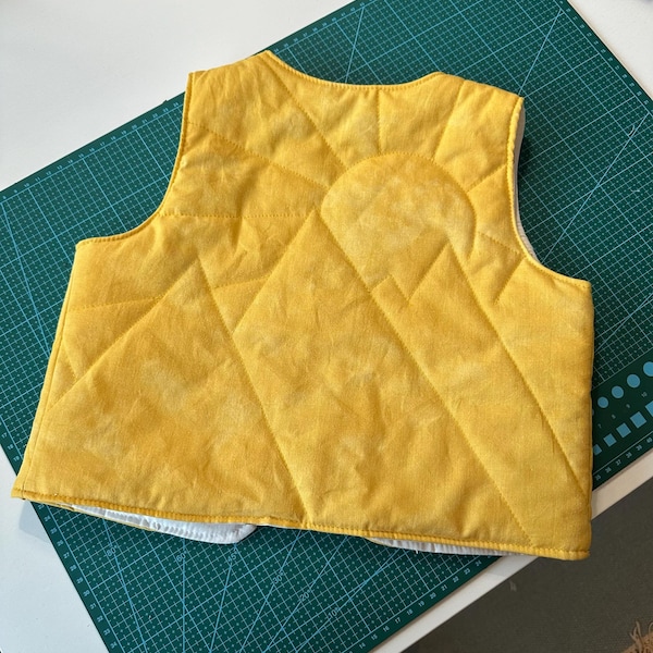 Ash Vest - PDF Sewing Pattern | Quilted Vest for Kids (0-3M to 5-6Y) - Etsy