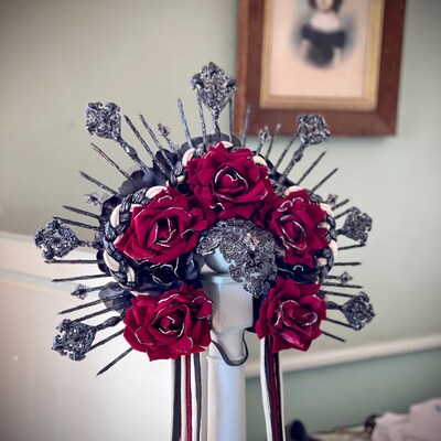 Dragon Queen Tiara Black Dragon Crown Dragon Fairy Tiara - Etsy