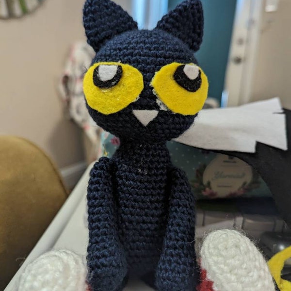Pete the Cat Crochet Pattern - Etsy